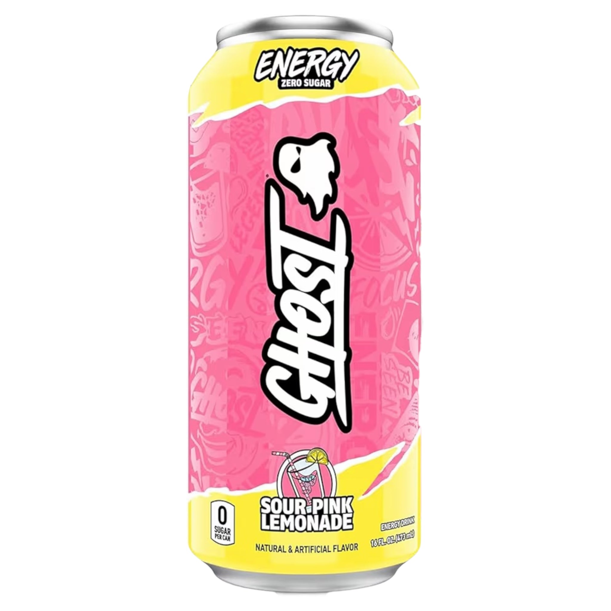 Ghost Energy Sour Pink Lemonade Sin Azúcar 473 mL – NexoVerse