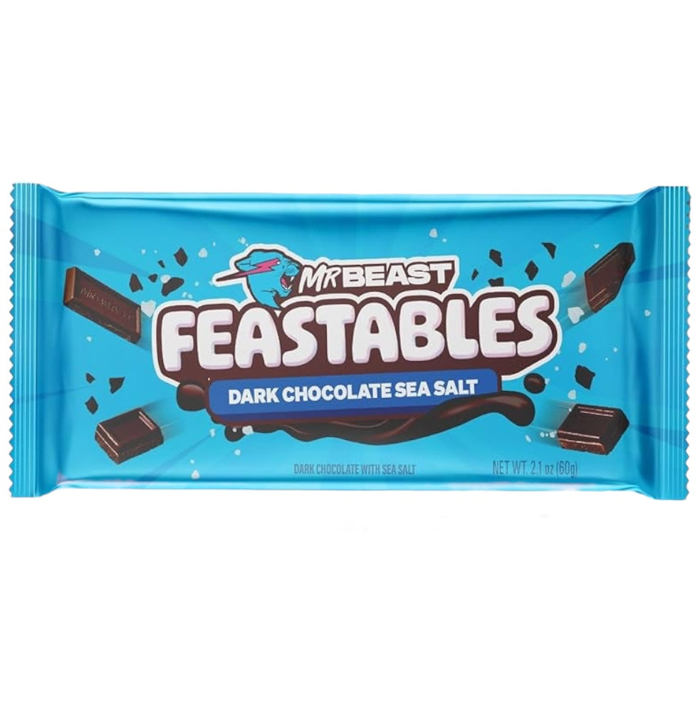 Chocolate Feastables Mr Beast Dark Chocolate Sea Salt Tamaño Grande 60 ...